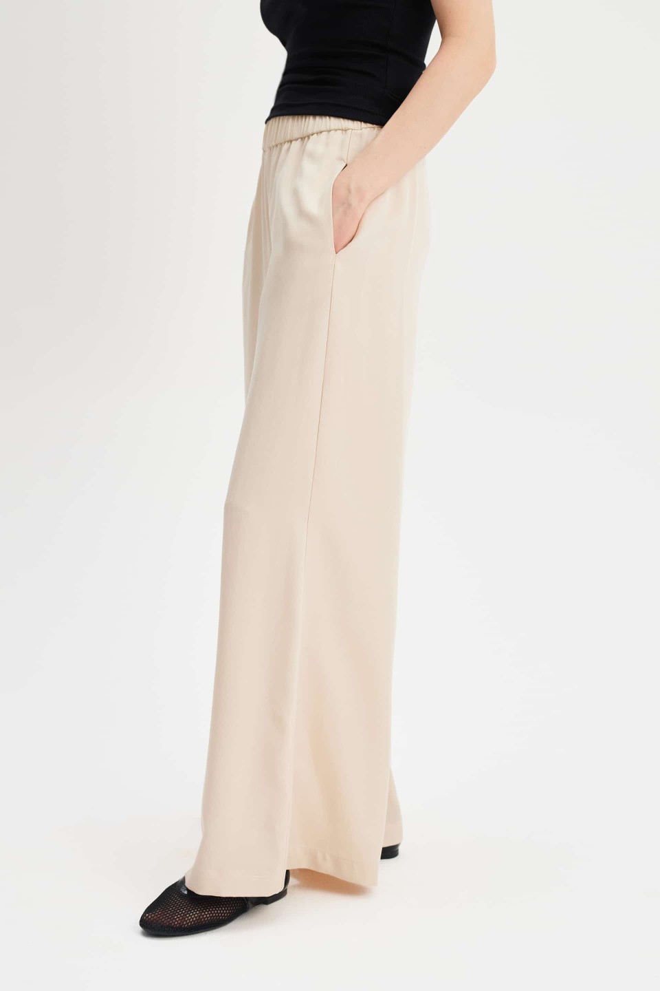 Spodnie oversize damskie COLE SAND | sklep NAREE